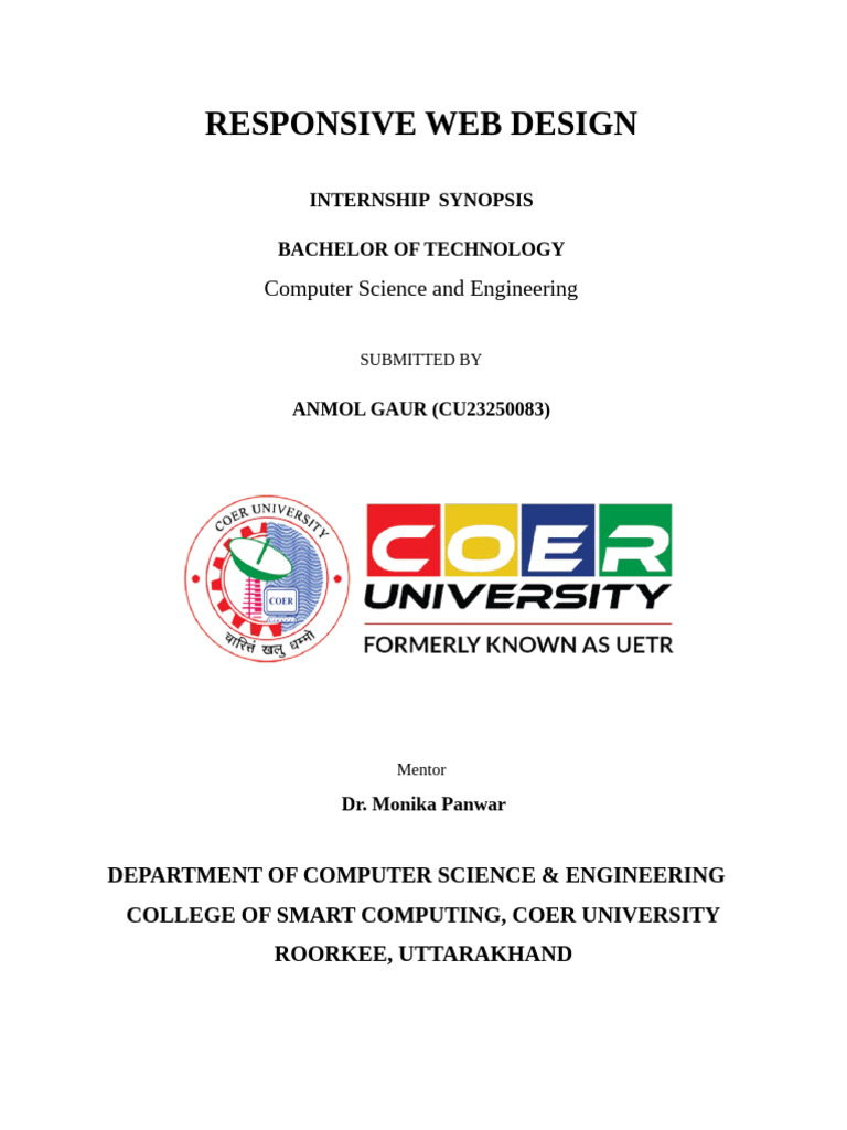 Anmol Internshipnnn | PDF | Web Design | World Wide Web
