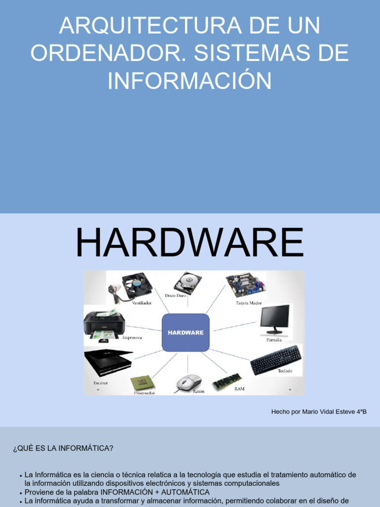 Jose F.odp | PDF | Hardware de la computadora | Periférico