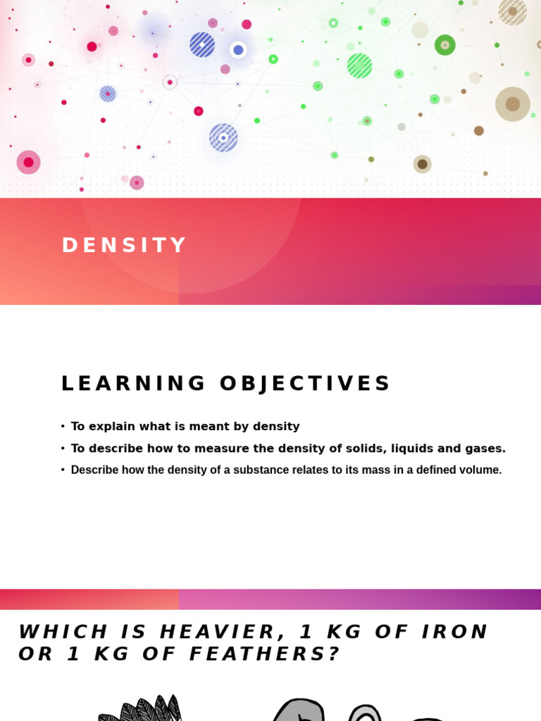 Density - 1 | PDF | Litre | Volume