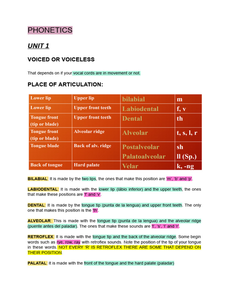 PHONETICS | PDF | Phonetics | Human Voice