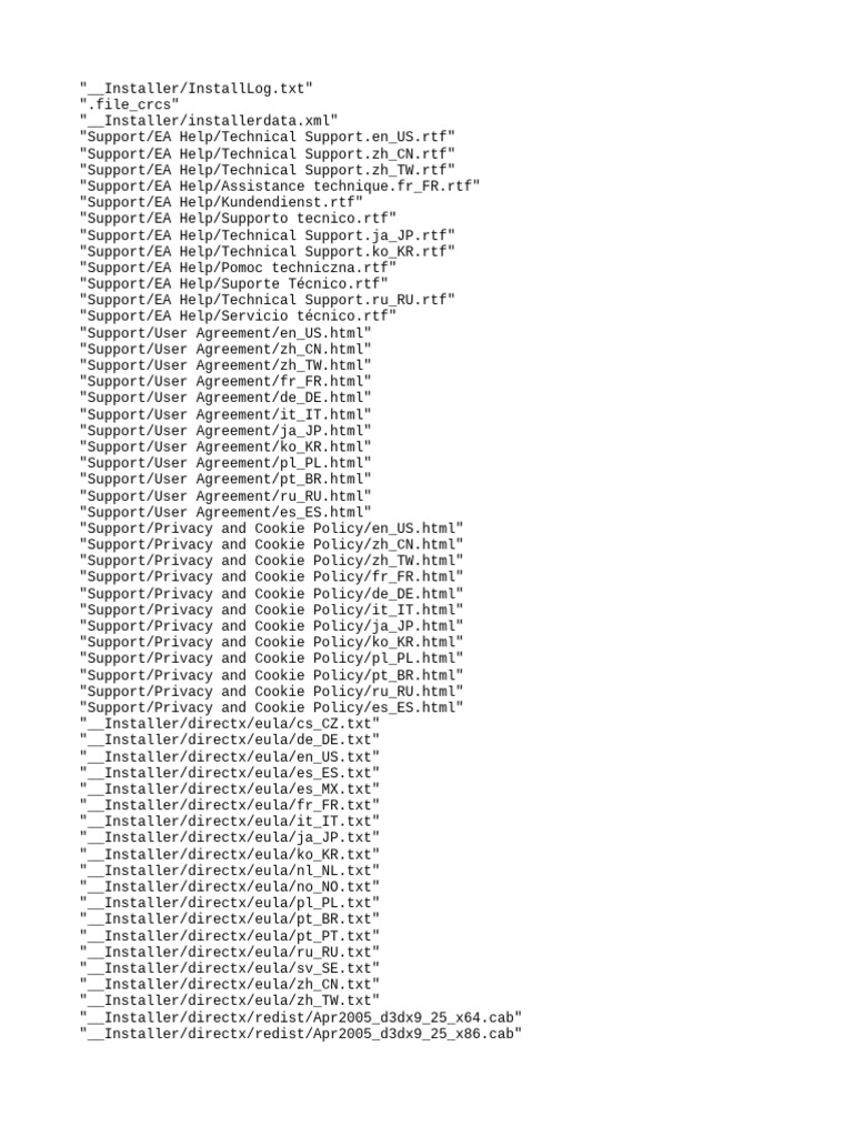 MNFST | PDF | Computer File Formats | System Software