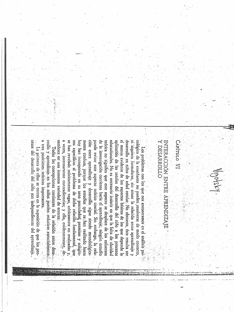 Vigotsky - Cap 6 | PDF