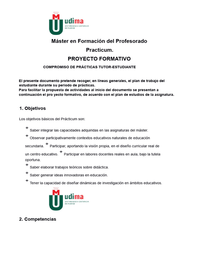 1S 24-25 - Proyecto Formativo | PDF | Plan de estudios | Evaluación