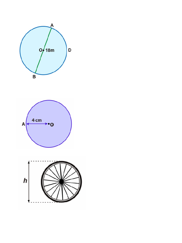 Circle Circumference and Area Calculations | PDF