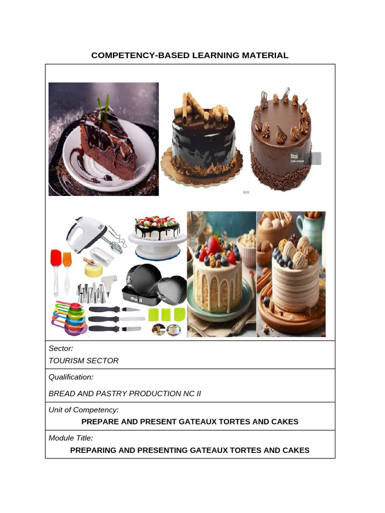 Latumbo CBLM | PDF | Flour | Cakes