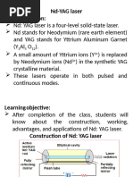 Engineering Physics Laser Notes | PDF | Laser | Emission Spectrum