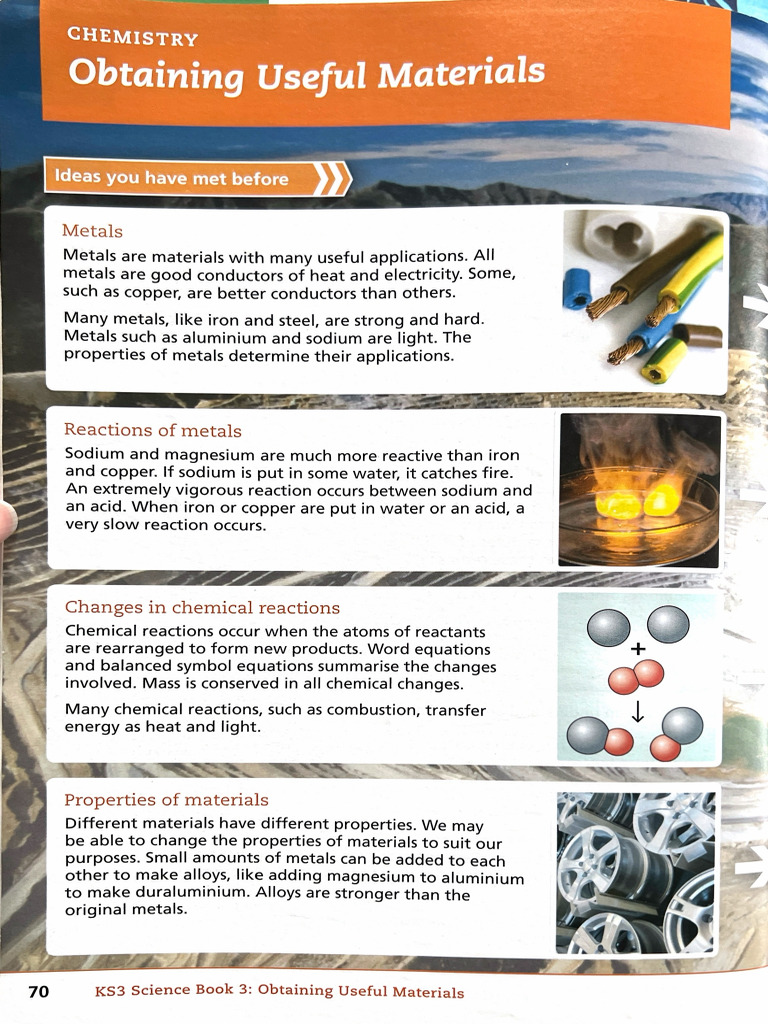 Chemistry - Obtaining Useful Materials | PDF