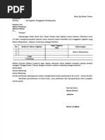 Format Surat Tagihan Tunggakan Pembayaran Atau Teguran Tagihan | PDF