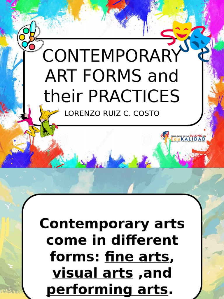 Contemporary Art Forms Overview | PDF | Paintings | Installation Art