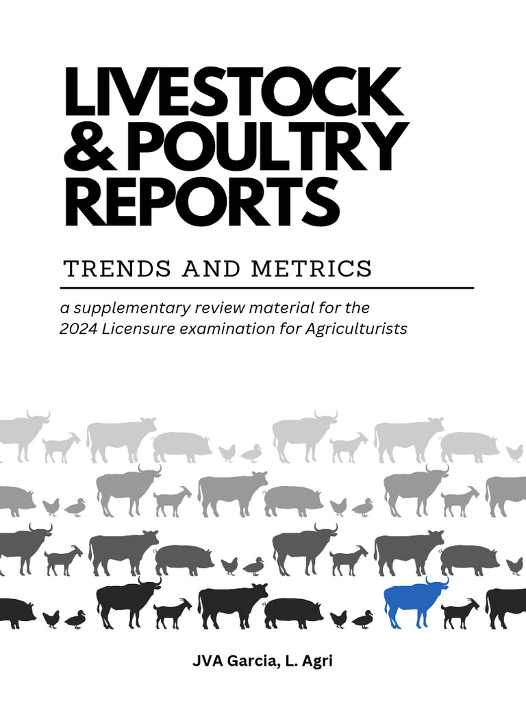LIVESTOCK POULTRY REPORTS 2024 Ed For LEA ONLY | PDF | Domesticated ...