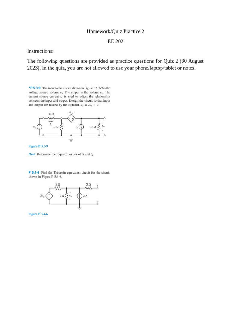 Quiz 2 Practice | PDF