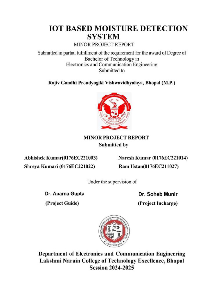 2019-20 - CE Sample Project | PDF | Internet Of Things | Porosity