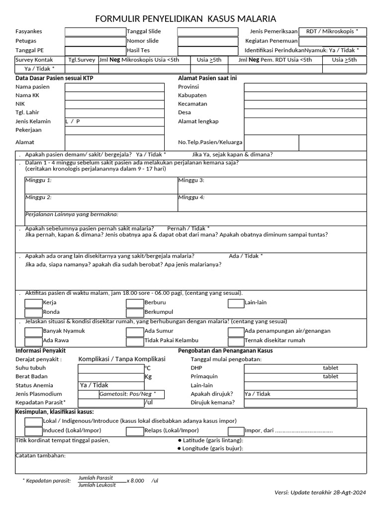 2.a Form PE Lengkap - Sep24-1 | PDF