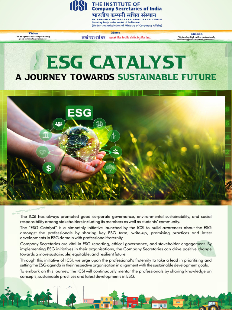 ESG Catalyst 25112024 | PDF | Sustainability | Economies