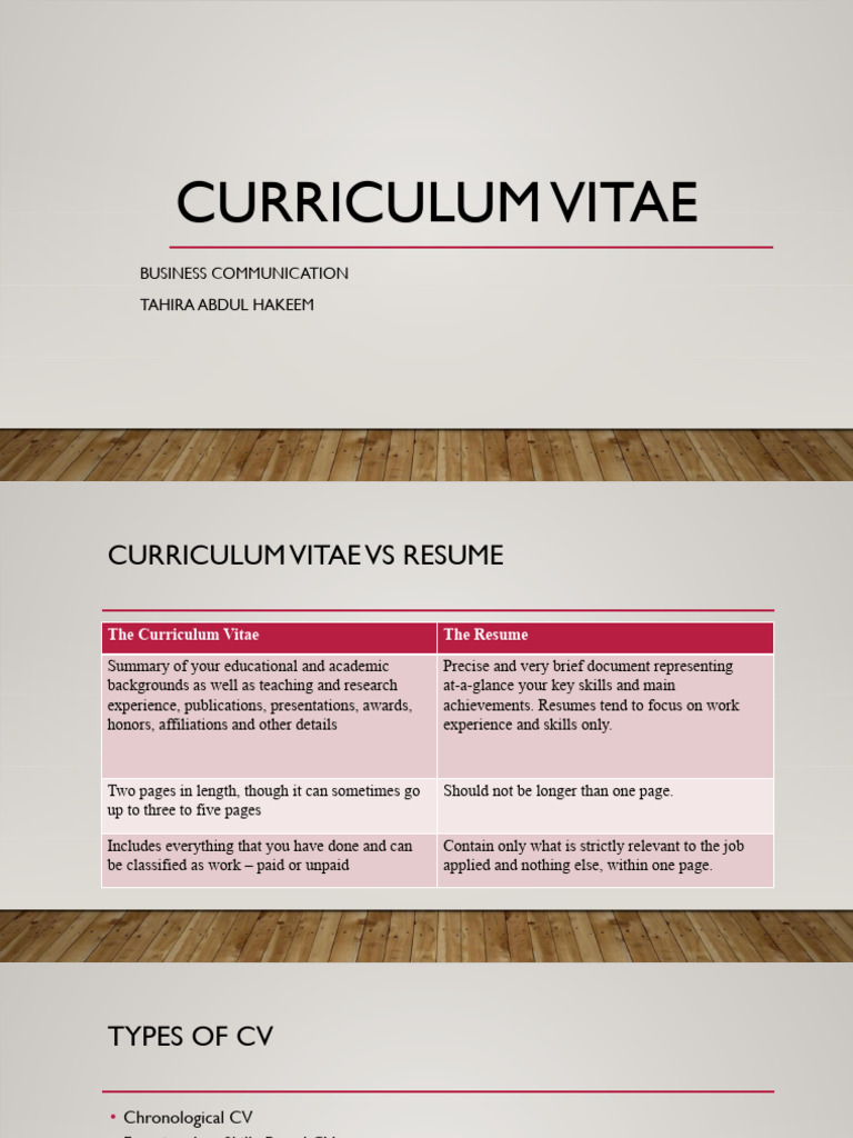 Lecture 3 - CV Writing | PDF | Résumé