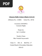 Consumer Rights Project Class10 | PDF