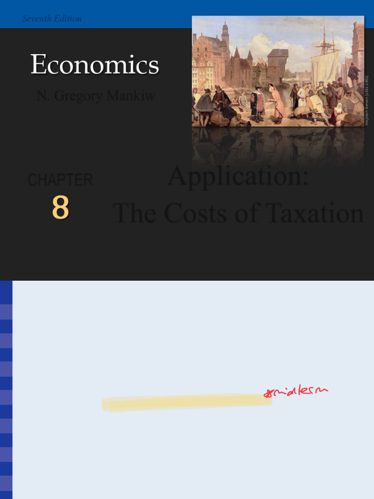 Chapter08 ApplicationsTheCostOfTaxation | PDF | Elasticity (Economics) | Economies