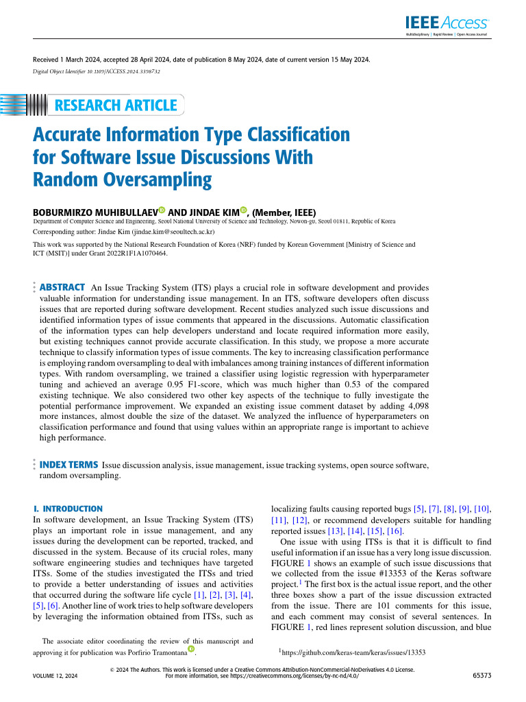 Accurate Information Type Classification For Software Issue Discussions