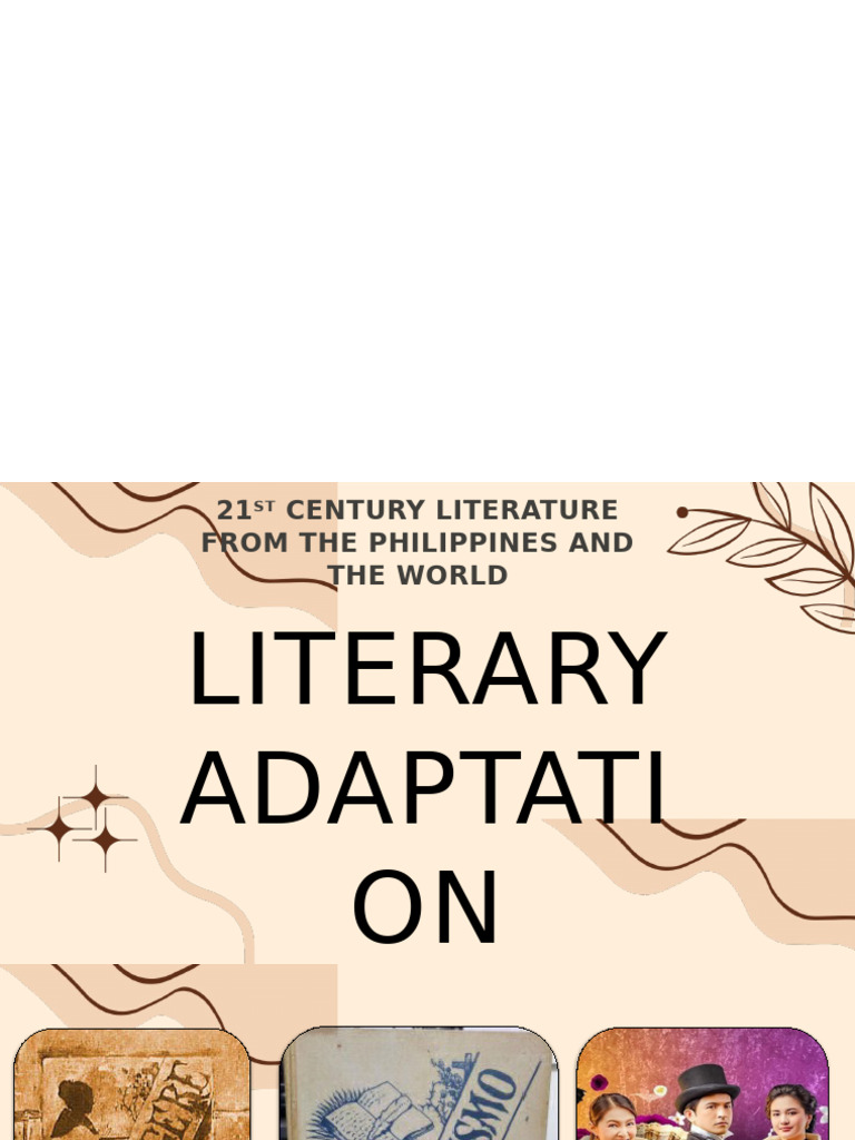 21st Literary Adaptation | PDF