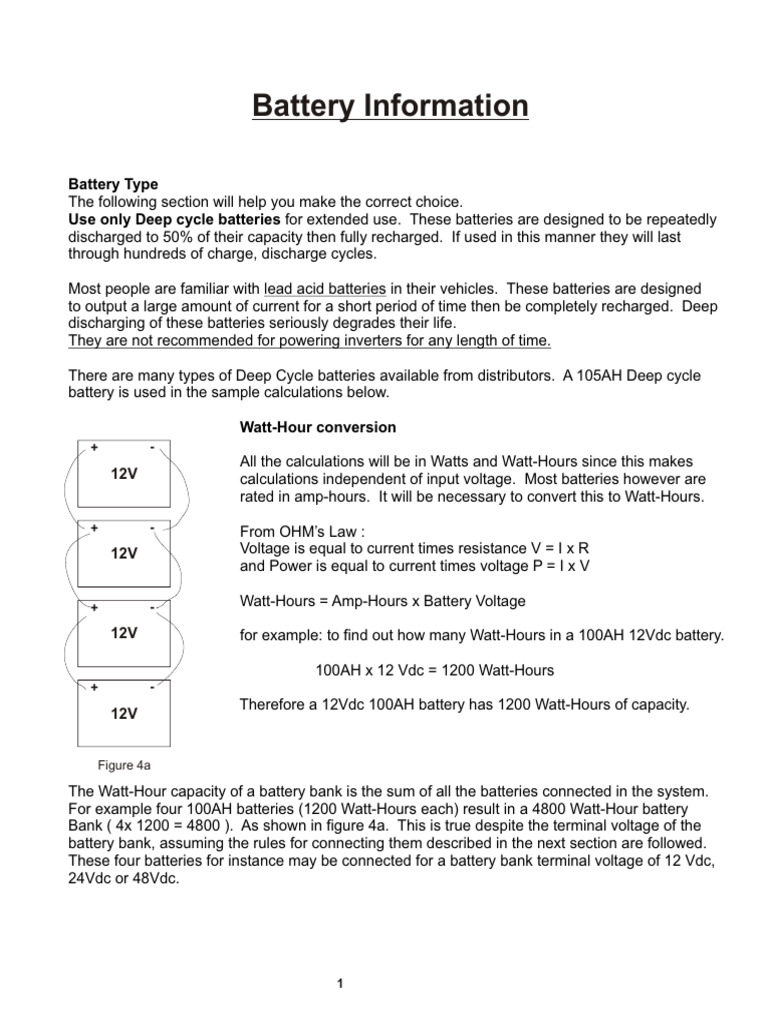 Batteryinfo | PDF | Power Inverter | Electromagnetic Interference