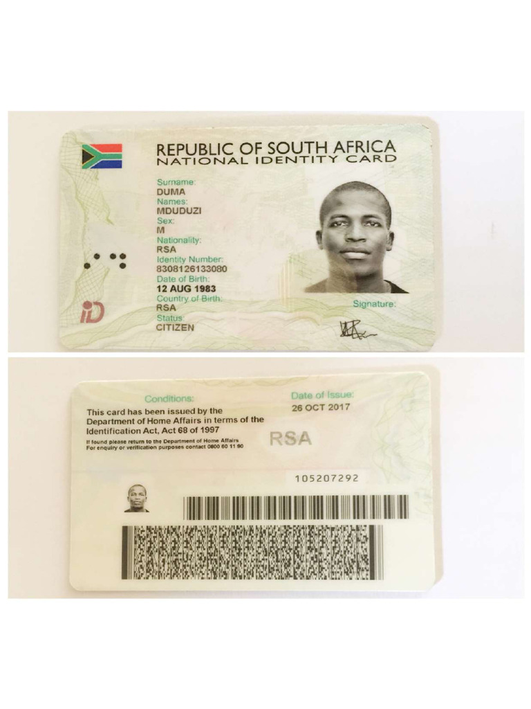ID Copy Mduduzi Duma | PDF