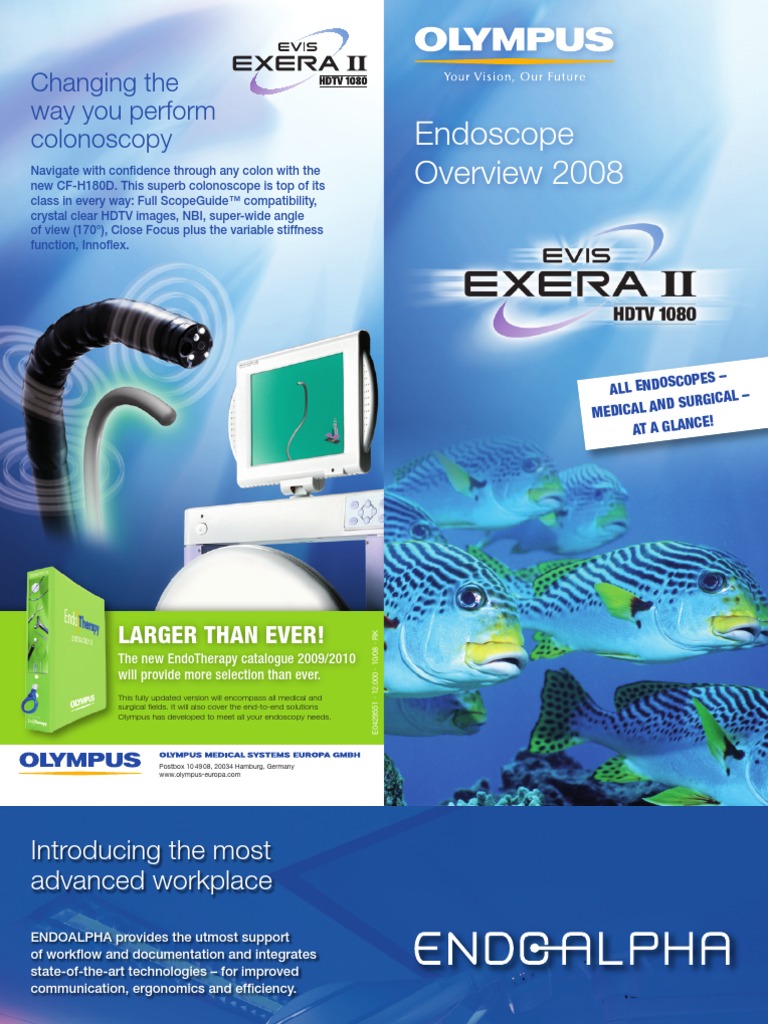 Olympus Endoscopes 2008 | PDF | Medical Ultrasound | Ultrasound