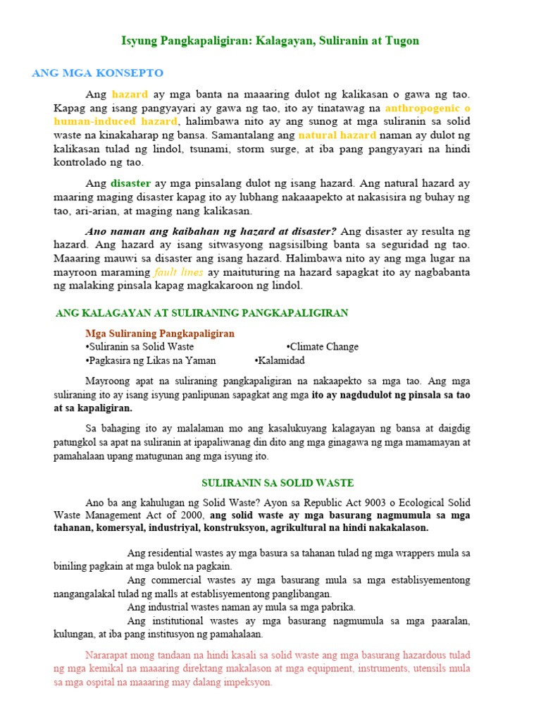 Aral Pan | PDF