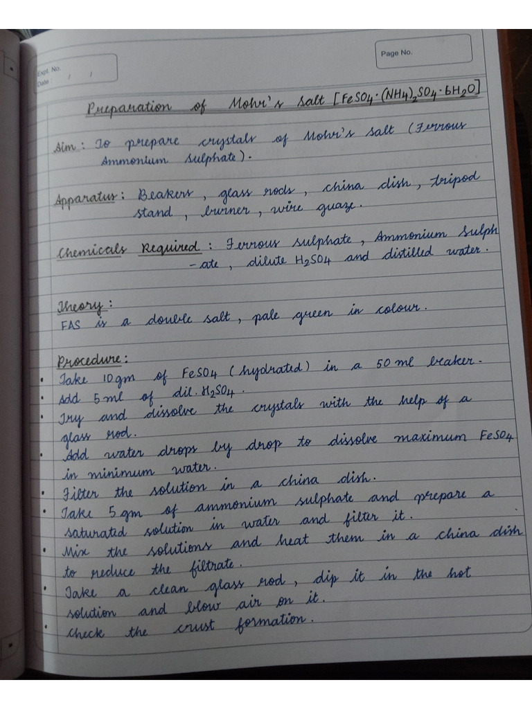 Chem Exp 6, 7 & 8 | PDF