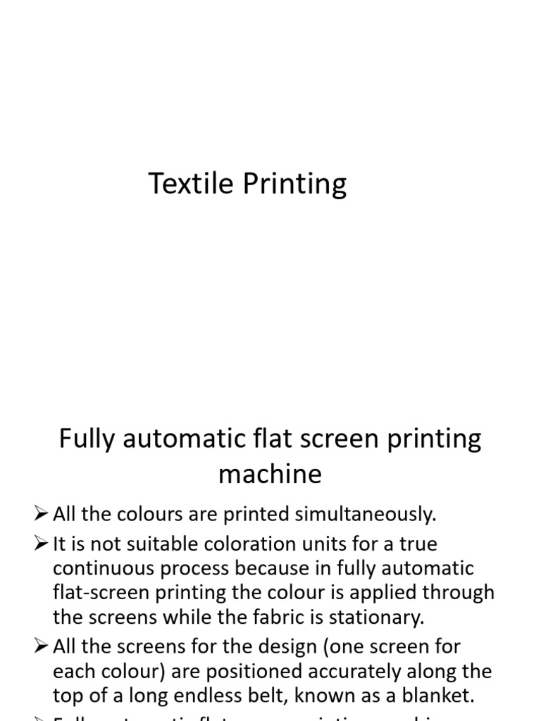 Textile Printing-Flat Screen Printing | PDF | Polyurethane | Natural Rubber