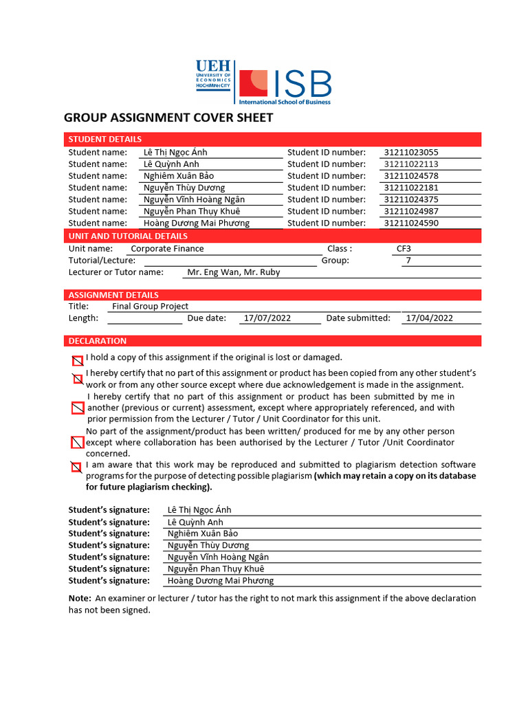 Group Assignment 2 Risk and Return | PDF | Beta (Finance) | Risk