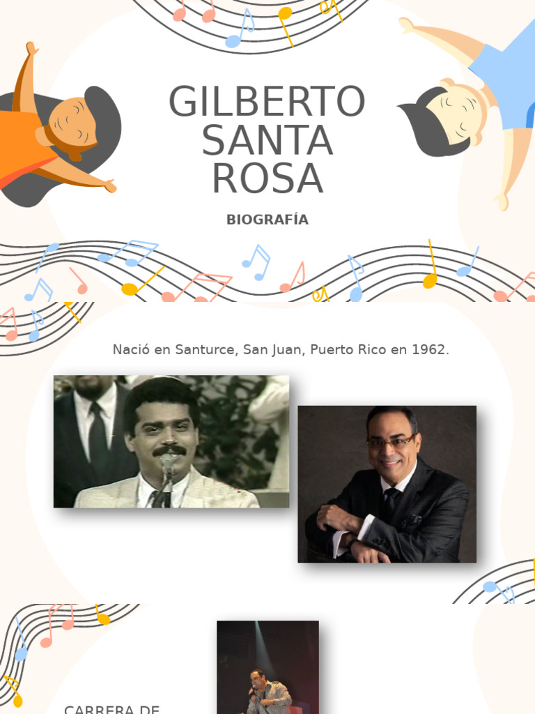 Biografía de Gilberto Santa Rosa | PDF