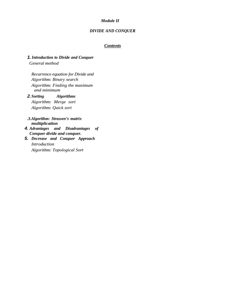 Daa Module2. 16958955877890 | PDF | Matrix (Mathematics) | Exponentiation