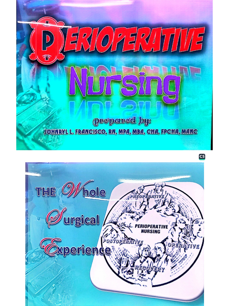 Perioperative Prefinal | PDF