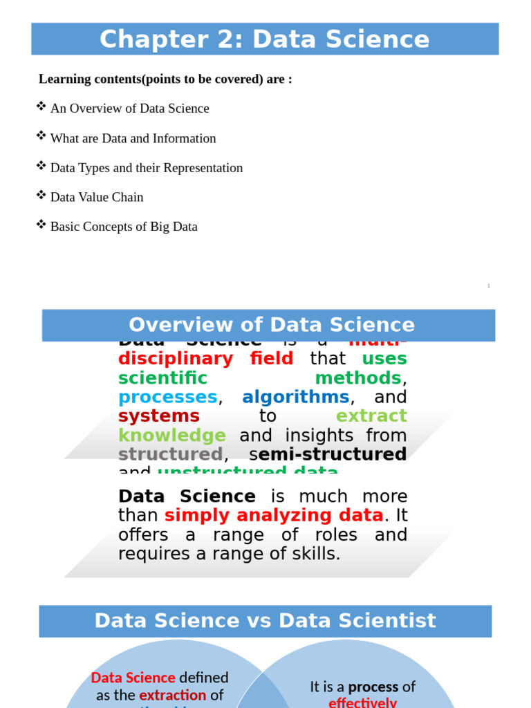 EmTech Chapter 2 - Data Science | PDF | Data Science | Data