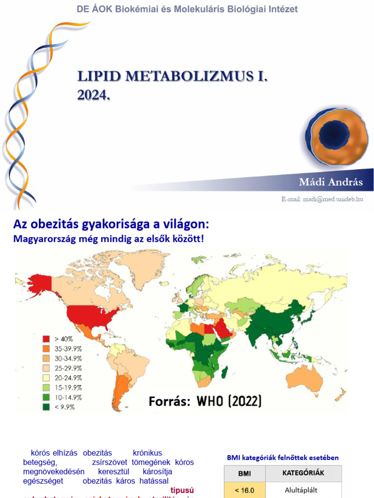 08 Biokémia Lipid 1 Hu 2024 | PDF