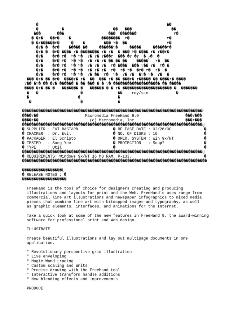 Macromedia FreeHand 9.0-MFD | PDF