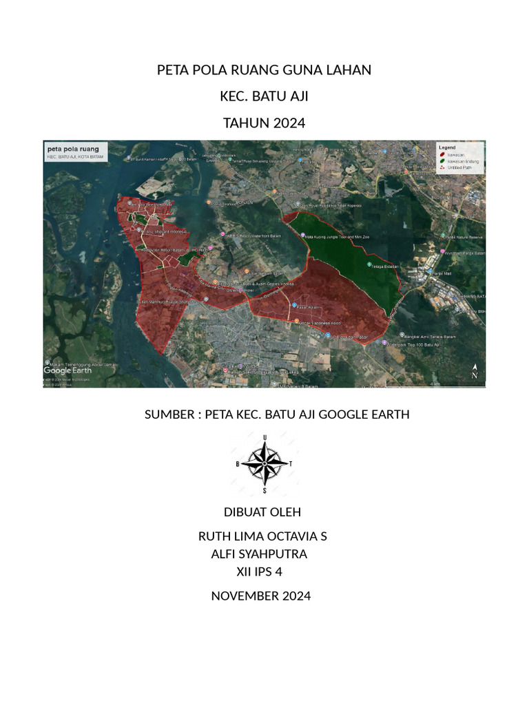 Peta Pola Ruang Guna Lahan Kelompok 3 | PDF