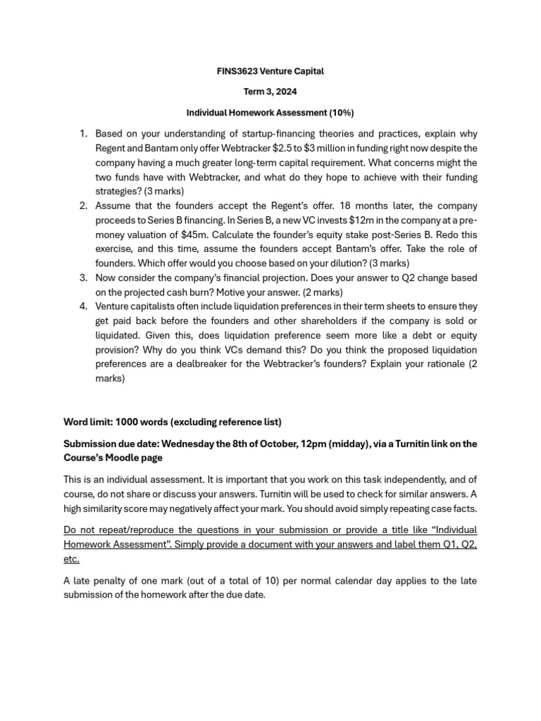 Webtracker Case Questions | PDF