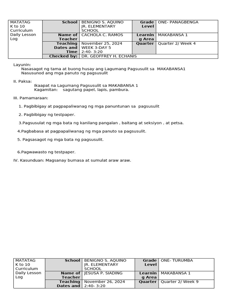 Makabansa Day 1 3 Nov.25 27 2024 | PDF