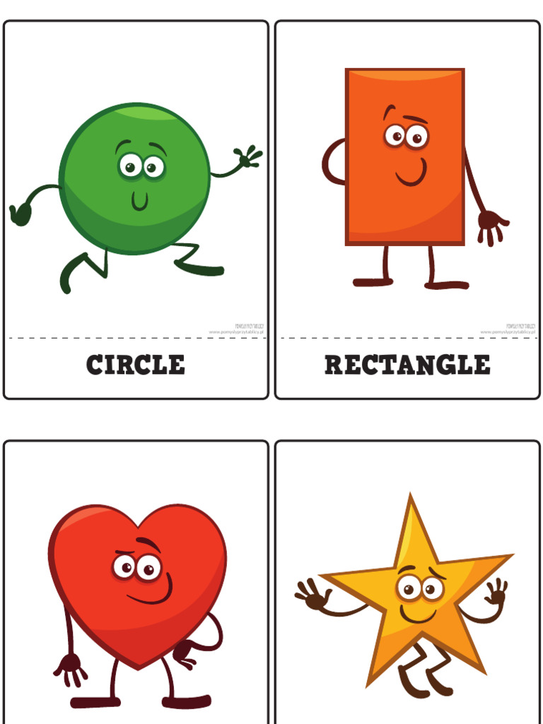 Flashcards II Shapes | PDF