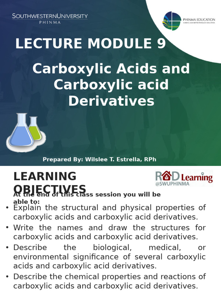 Carboxylic Acids & Derivatives SEO Guide | PDF | Ester | Carboxylic Acid