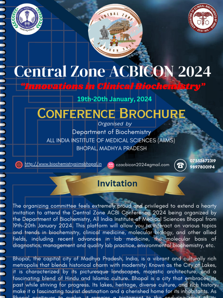 ACBICON 2024: Innovations in Biochemistry | PDF | Medicine | Health Care