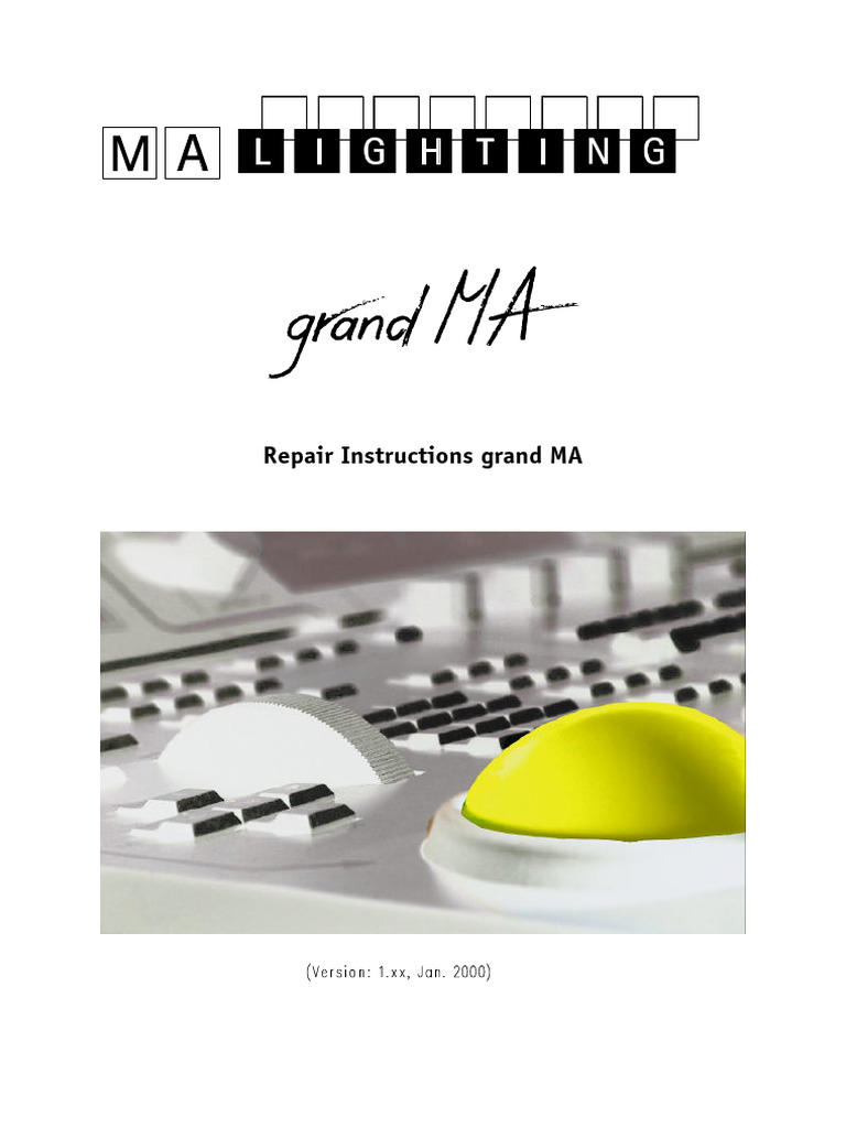 Grand MA Repair Instructions | PDF | Screw | Electrical Connector