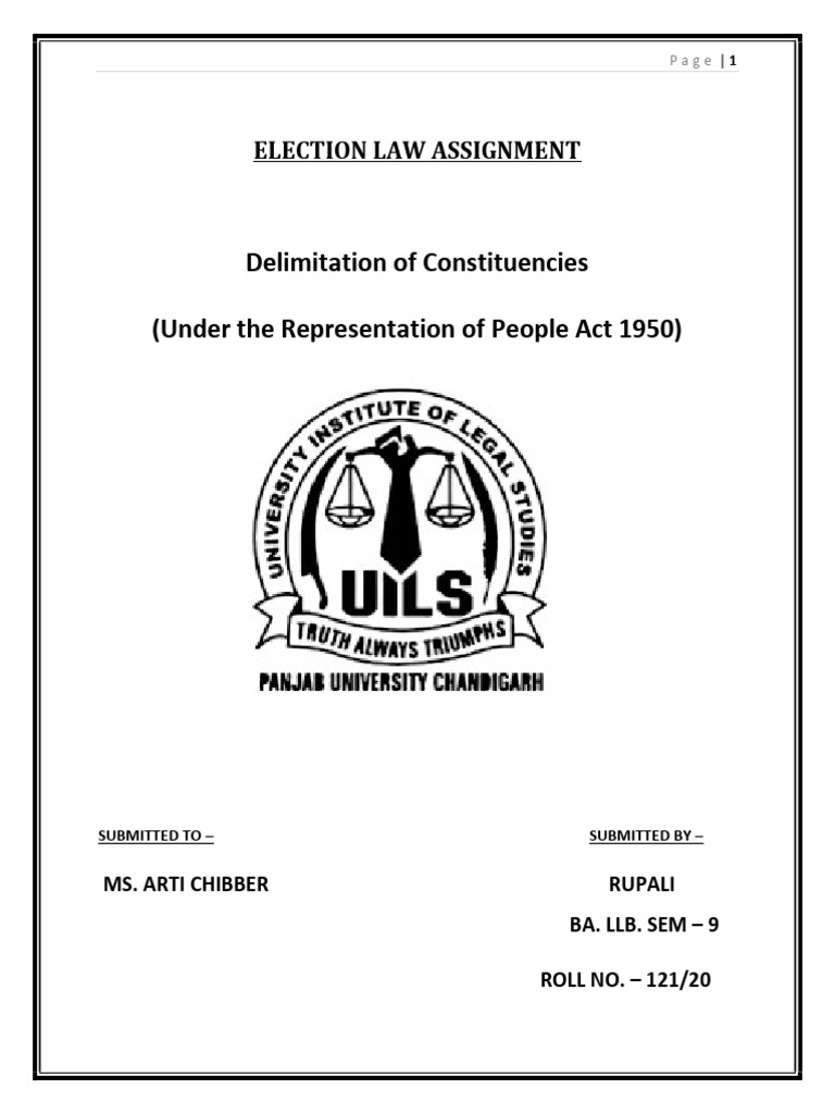 Delimitation of Constituencies Explained | PDF | Government | Governance