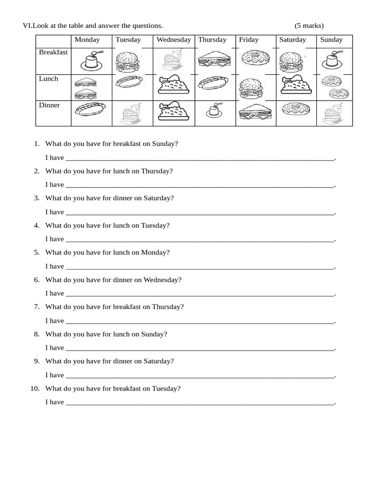 Grade 2 English Worksheets 1 | PDF