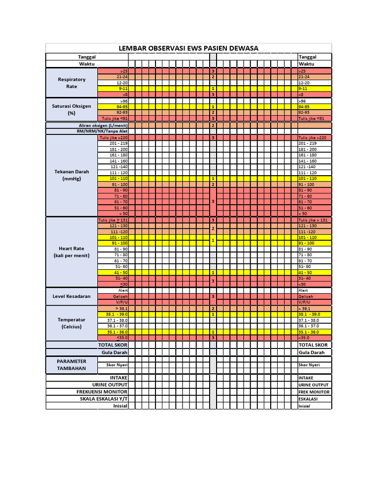 Form EWS Dewasa | PDF