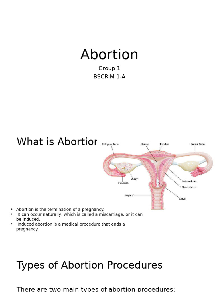 Abortion | PDF