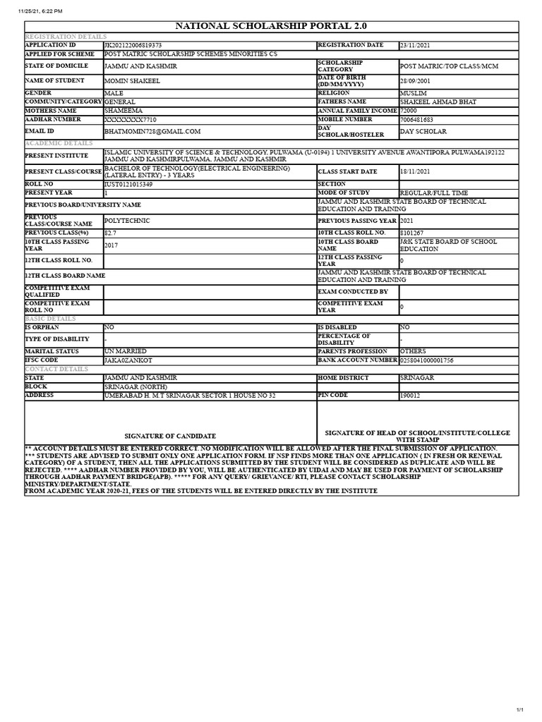 Untitled Document NSP | PDF