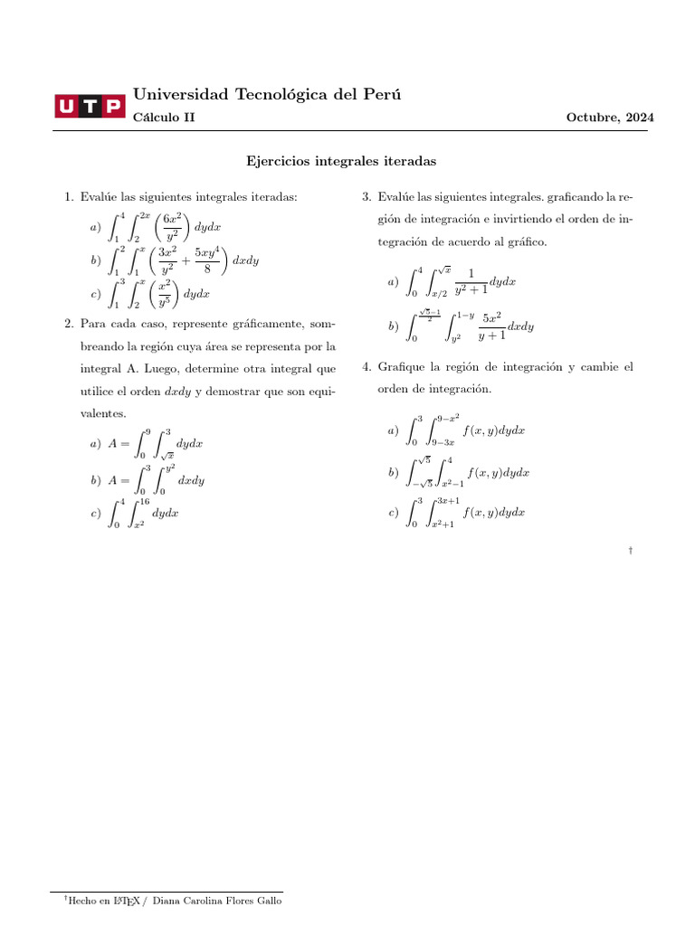 Ejercicios PC3 | PDF | Análisis matemático | Matemáticas