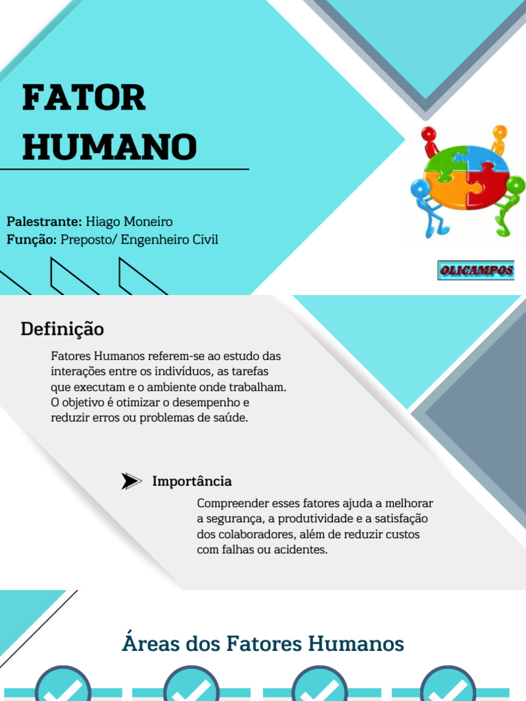 Fator Humano - 20241031 - 204651 - 0000 | PDF | Fatores humanos e ...